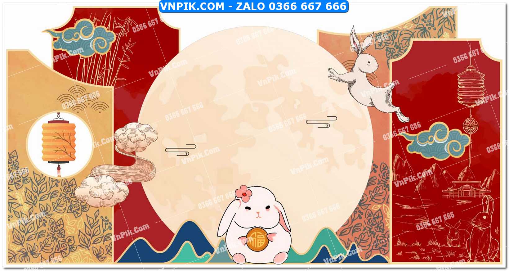 Mã 165976 - Phông nền trung thu – Vui hội trăng rằm file corel (771 ...